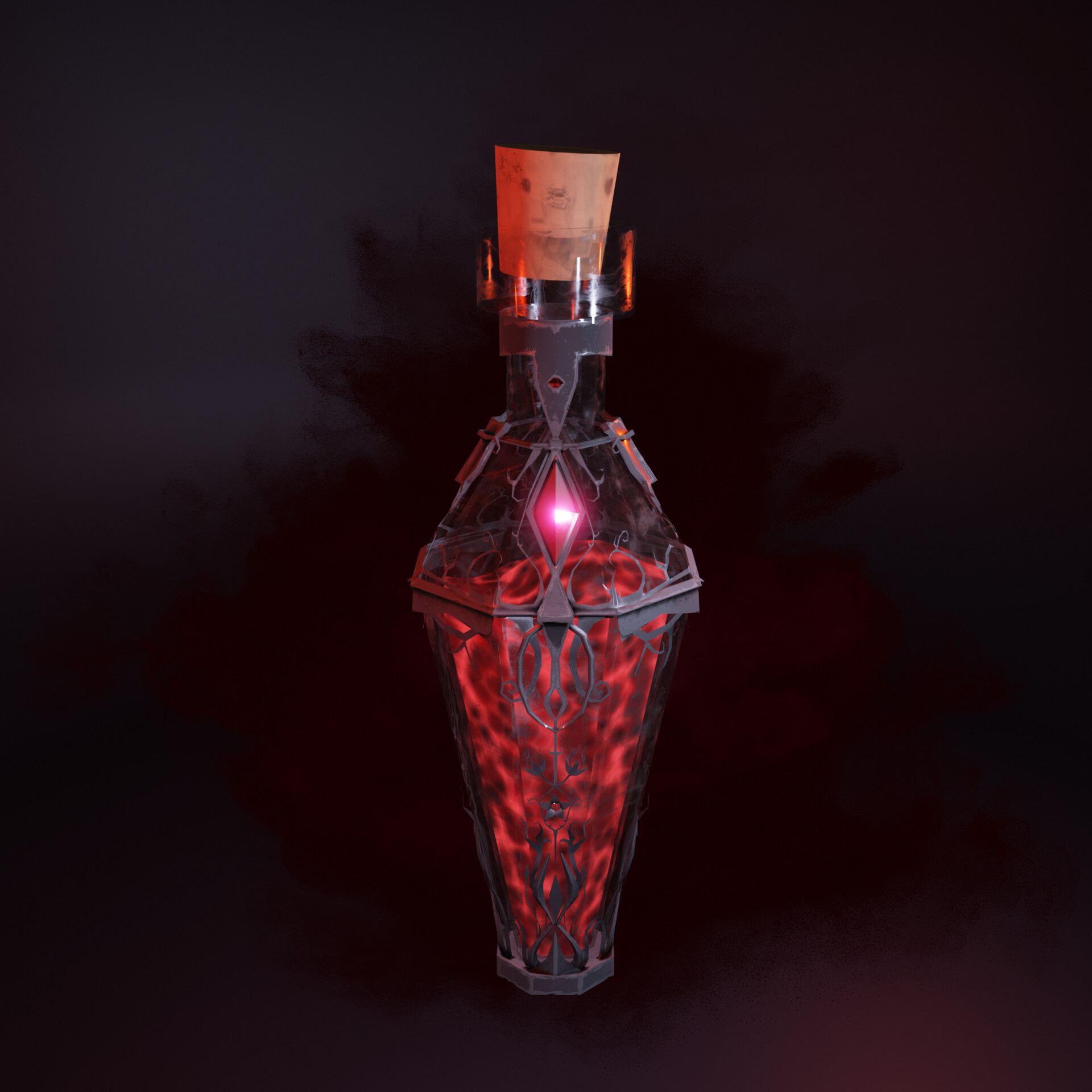 ArtStation - Flask with potion