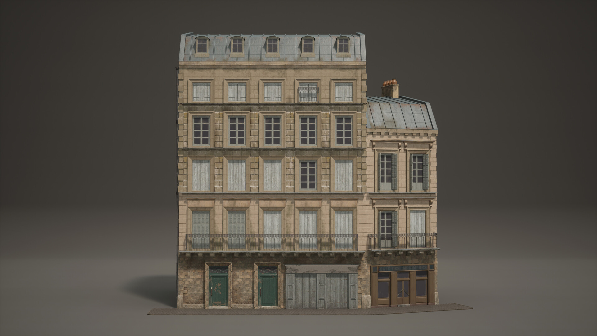 ArtStation - French Architecture Modular Set