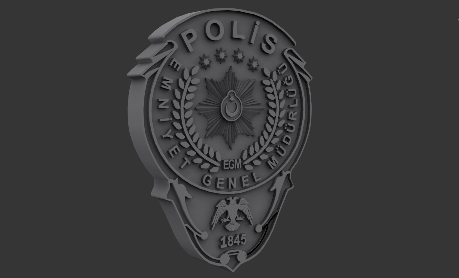 ArtStation - Turkish Police Badge