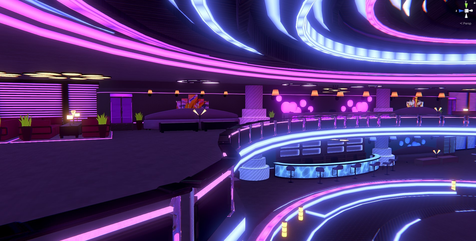 Shoaib - Mobile_Vr neon party Lobby