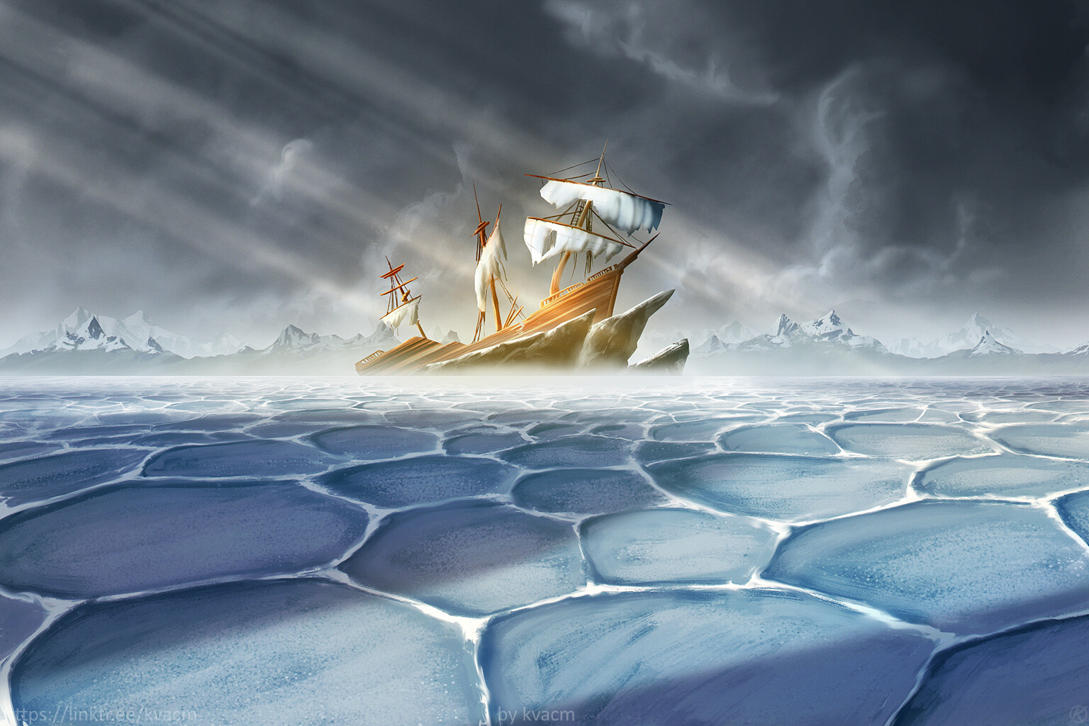 ArtStation - Dry Salt Sea