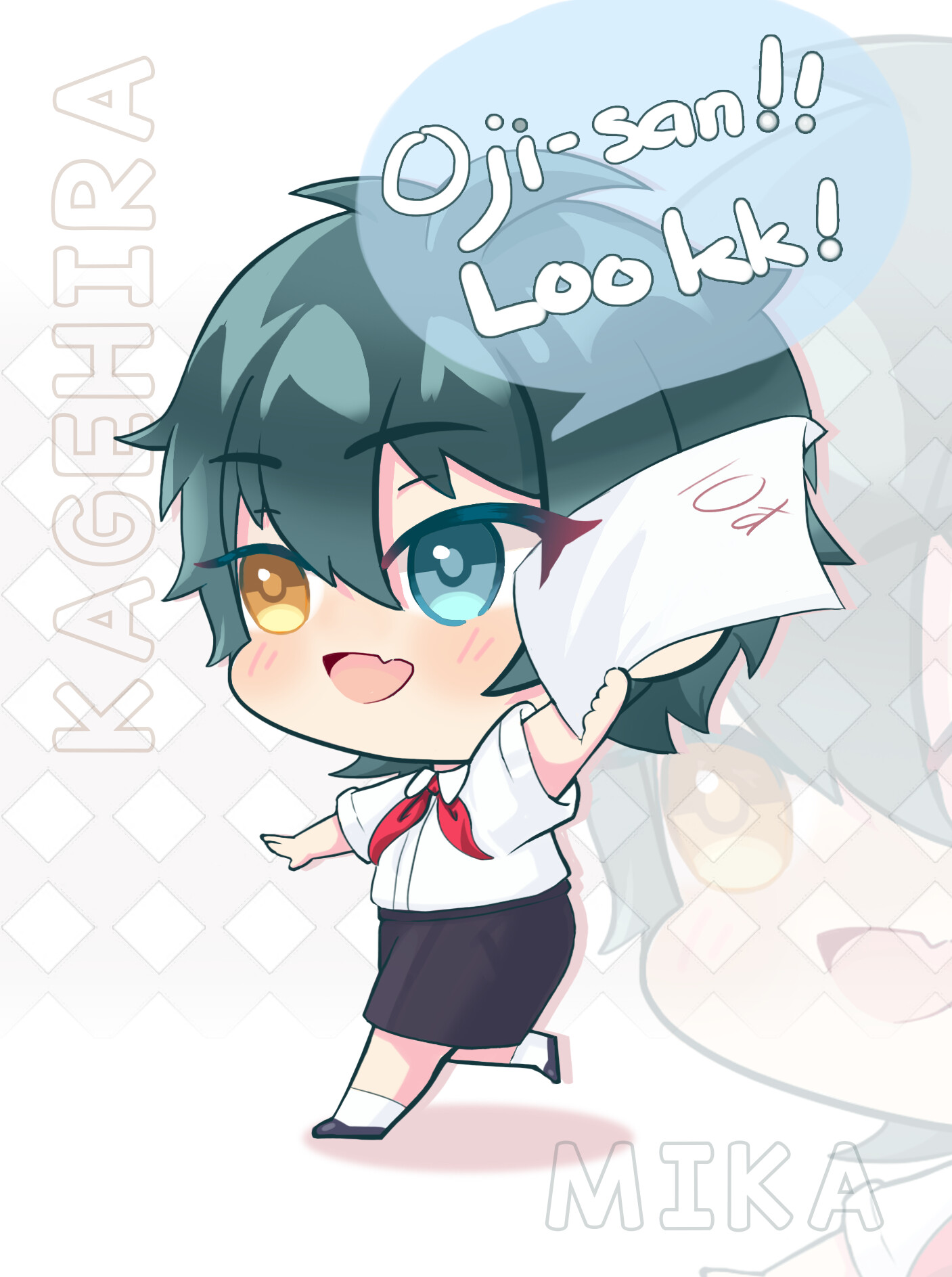 ArtStation - [COMMISSION] Fanart chibi Mika in Ensemble Stars!