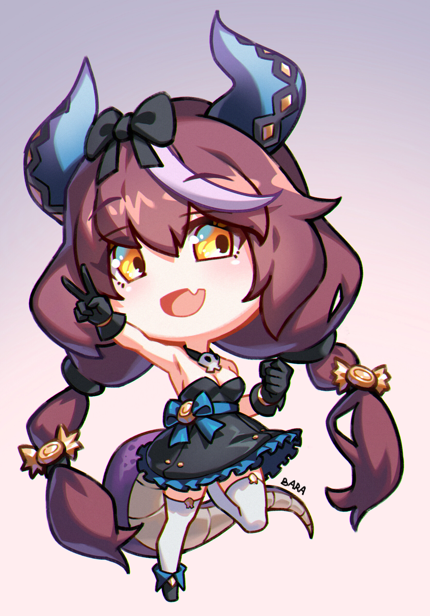 ArtStation - SD character "a dragon girl"