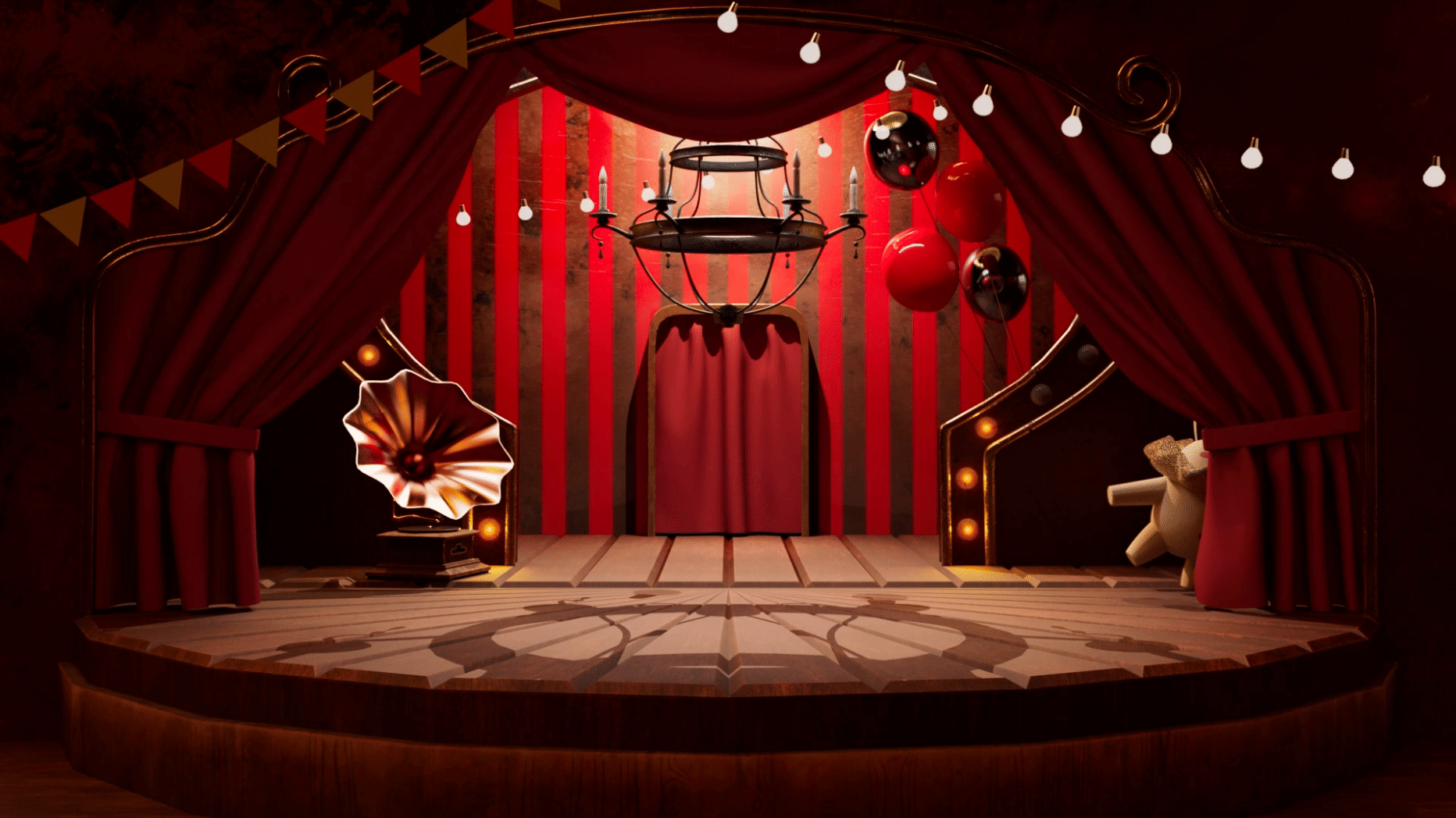 circus background anime