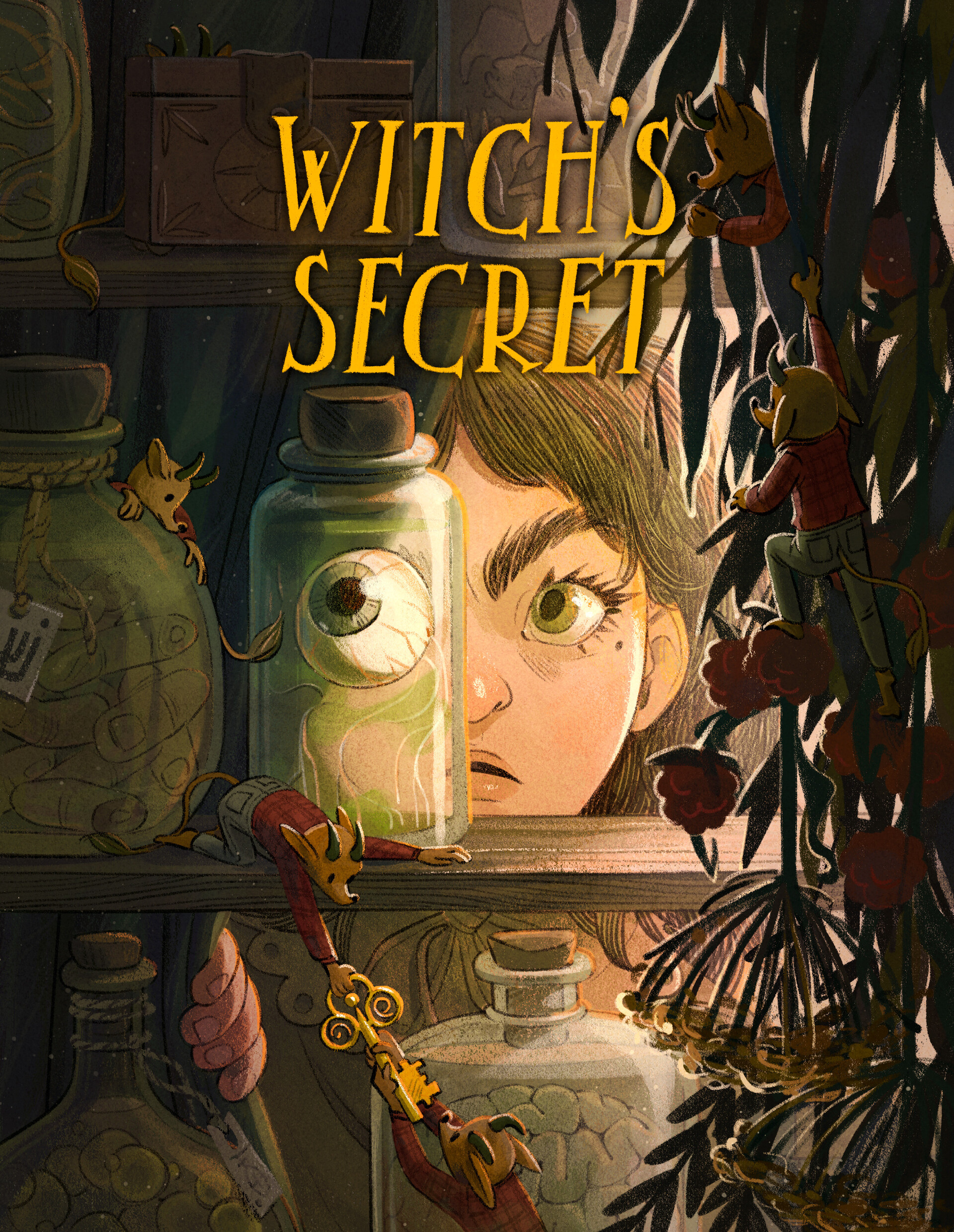 ArtStation - Witch's secret (cover art)