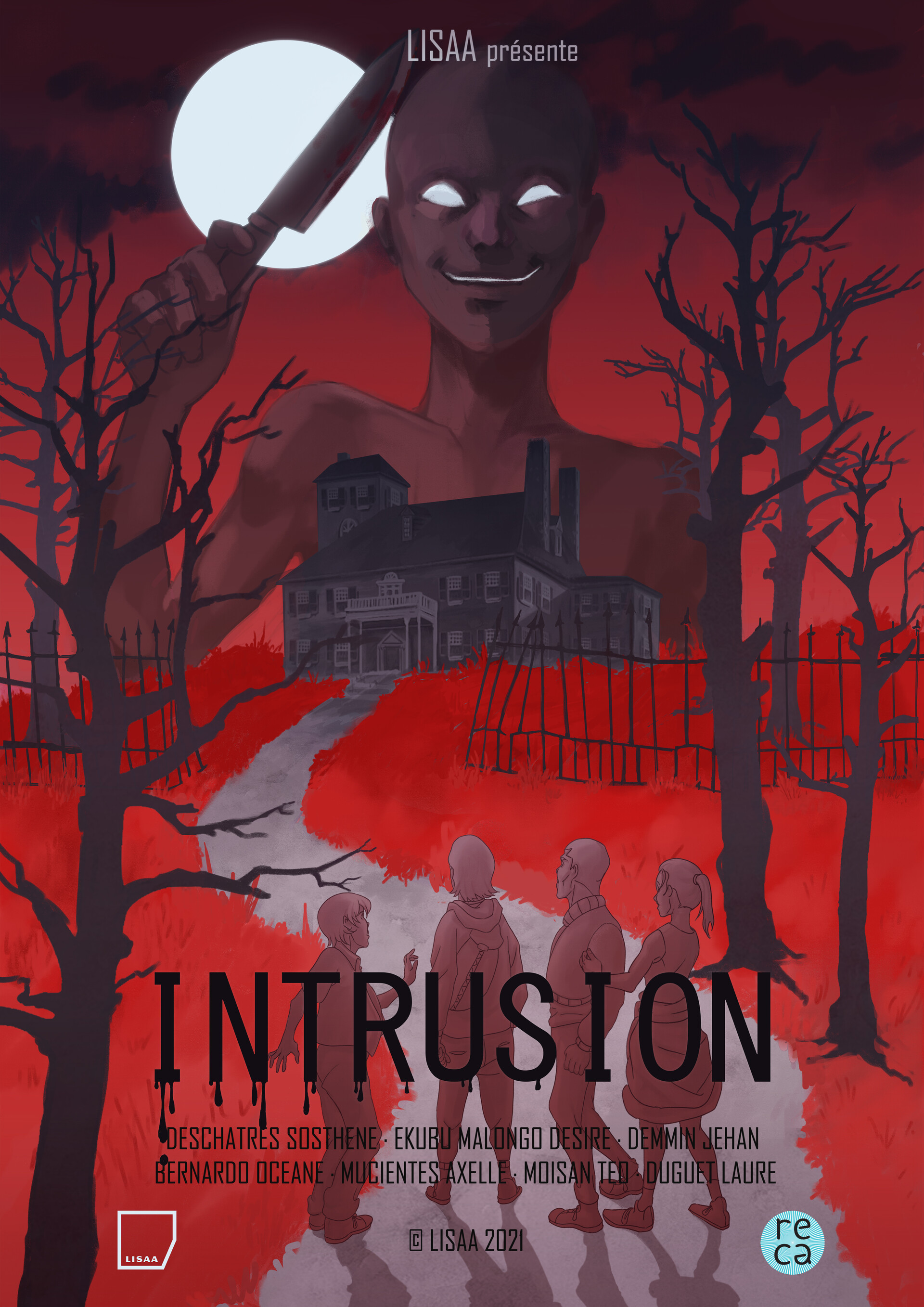 ArtStation - Poster for "INTRUSION" short film