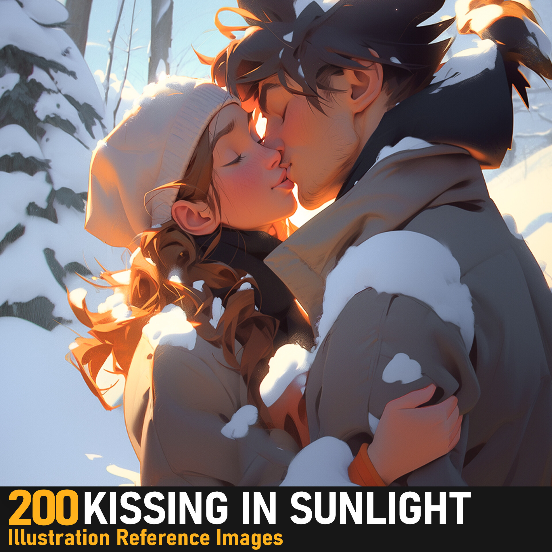 ArtStation - Kissing In The Sunlight | 4K Reference Images