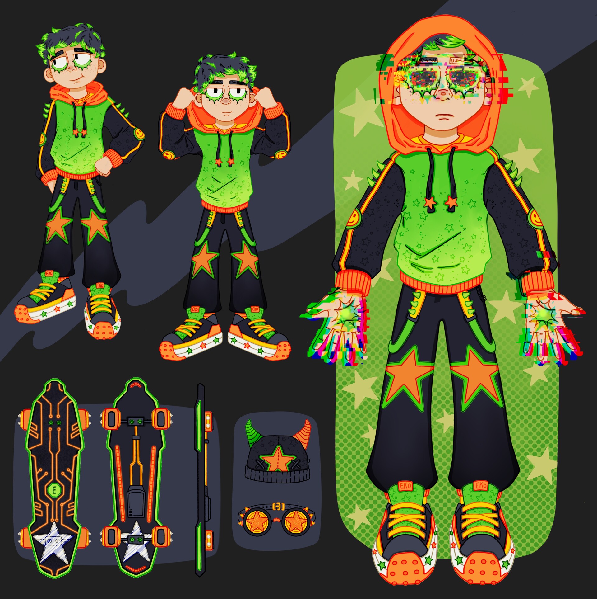 ArtStation - Character concept art - Eko