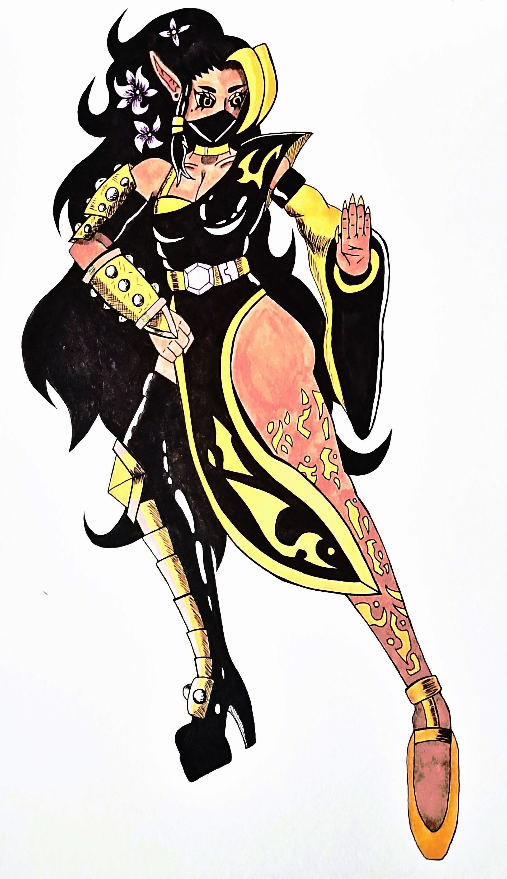 ArtStation - Sa'sha Zaal'vomir - Desert Elf Brawler