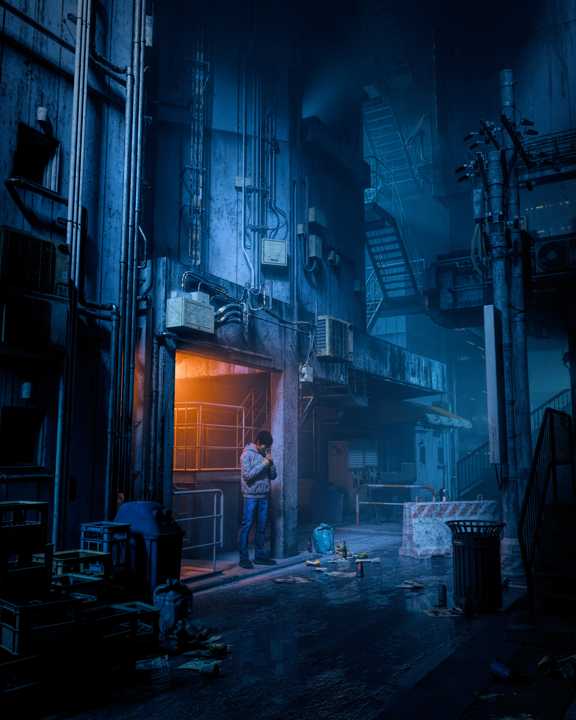 ArtStation - Smoke break