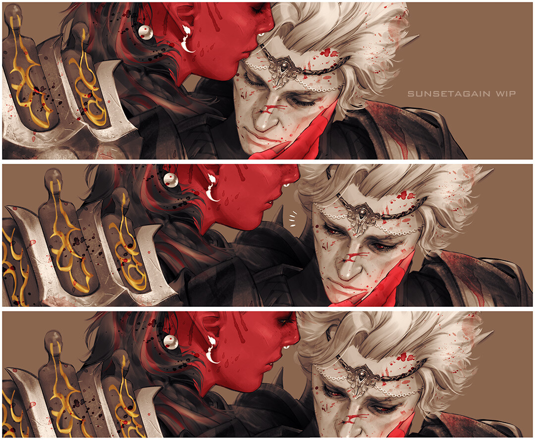 SunsetAgain - BG3 fanart & wip log NOV 2023