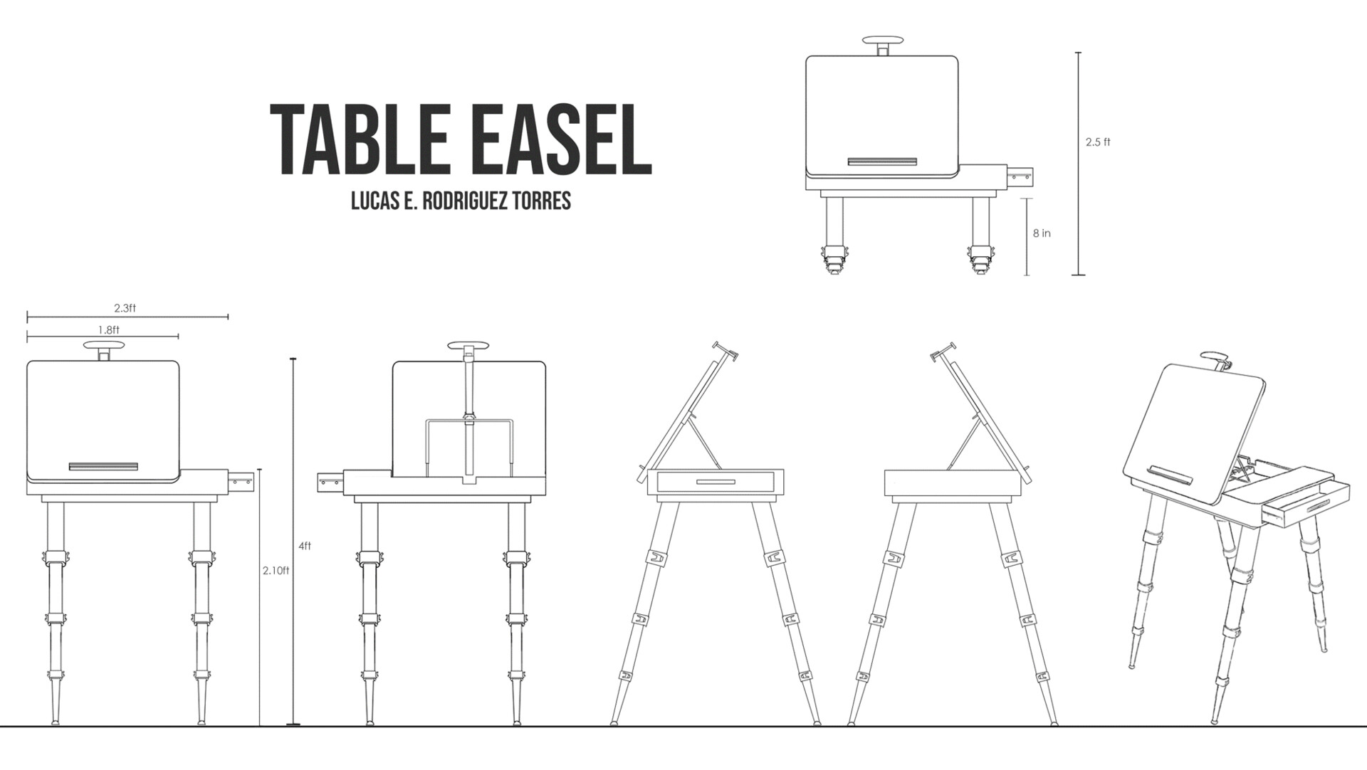ArtStation - Table Easel Product design