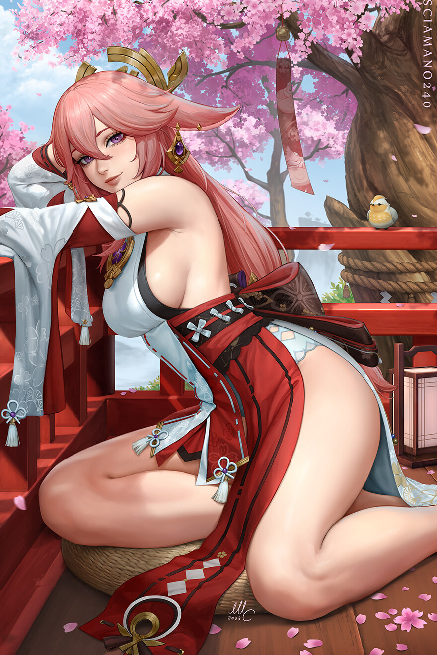 Mirco Cabbia (Sciamano240) - Yae Miko - Genshin Impact