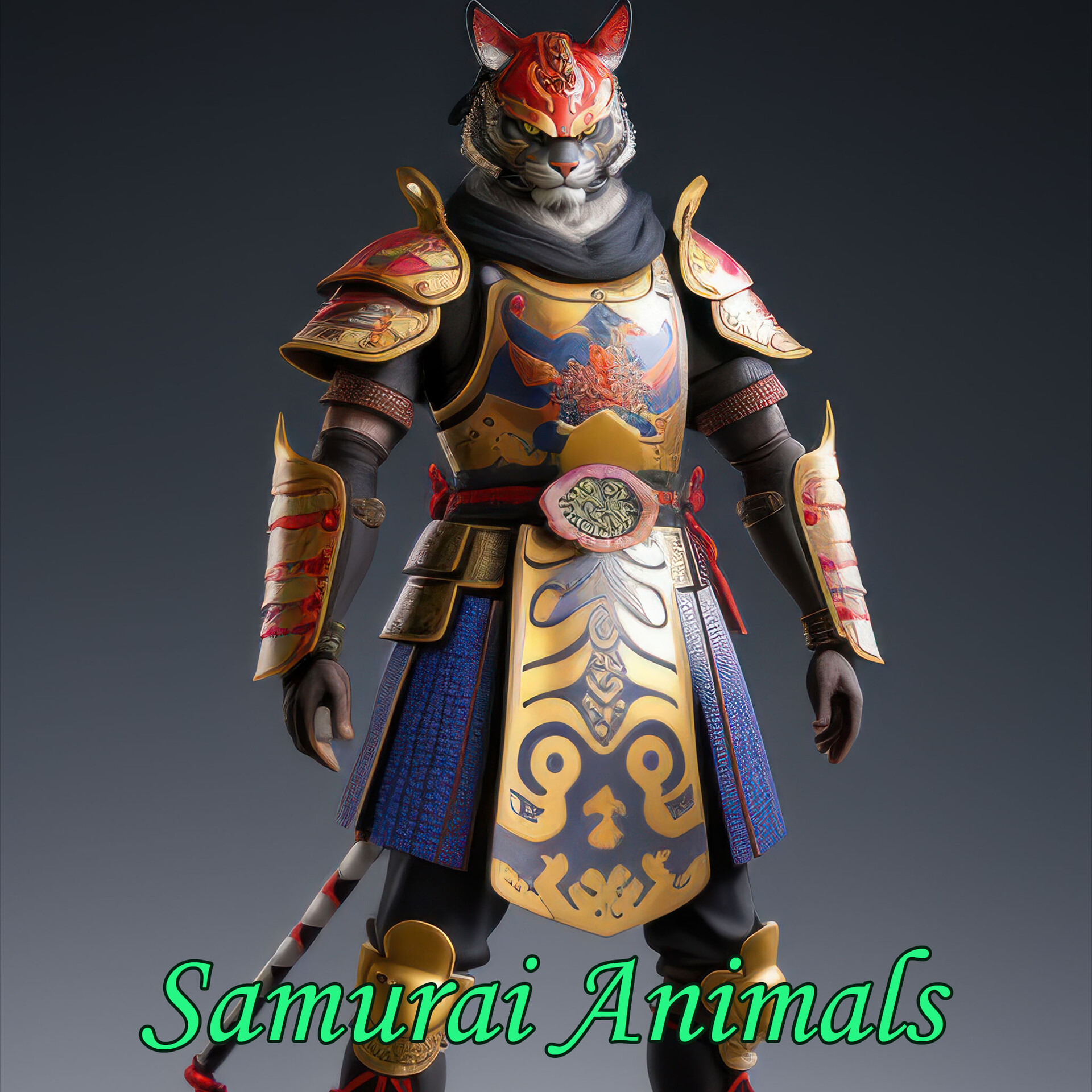 ArtStation - 200 Samurai Animals Reference Pack _ 4k _ V11