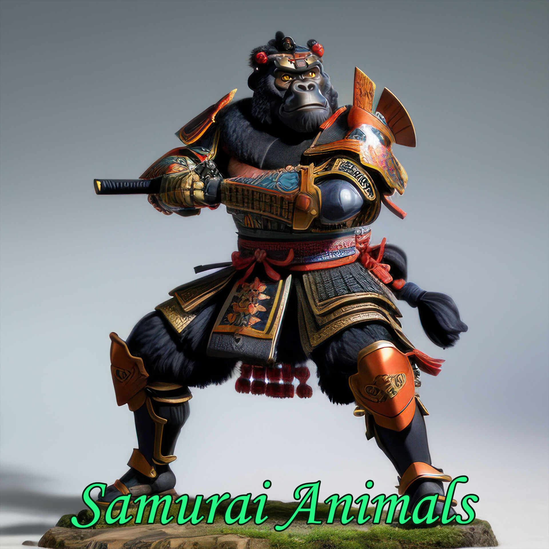 ArtStation - +190 Samurai Animals Reference Pack _ 4k _ V15