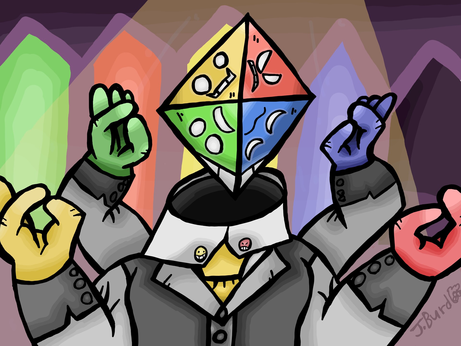 ArtStation - Pelios, God of Emotion.