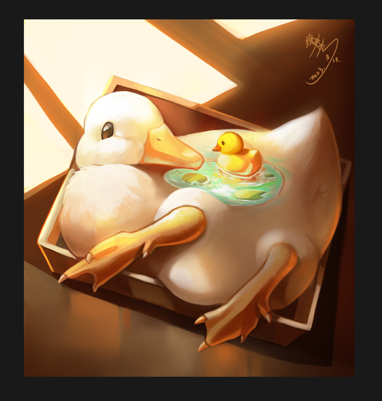 ArtStation - duck pond