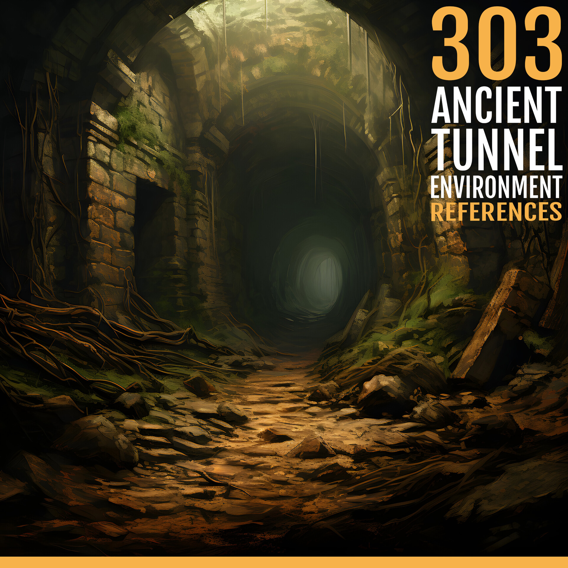 ArtStation - 303 Ancient Tunnel Environment