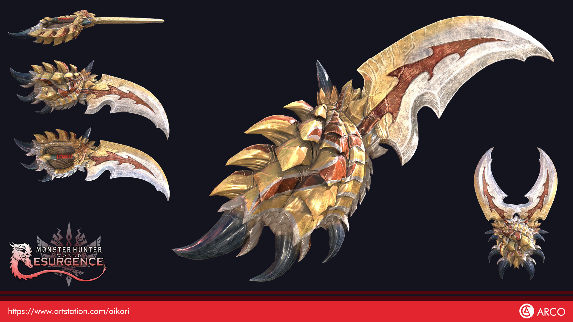 ARCO - Monster Hunter - Resurgence Fan Art Project: Seregios Weapons