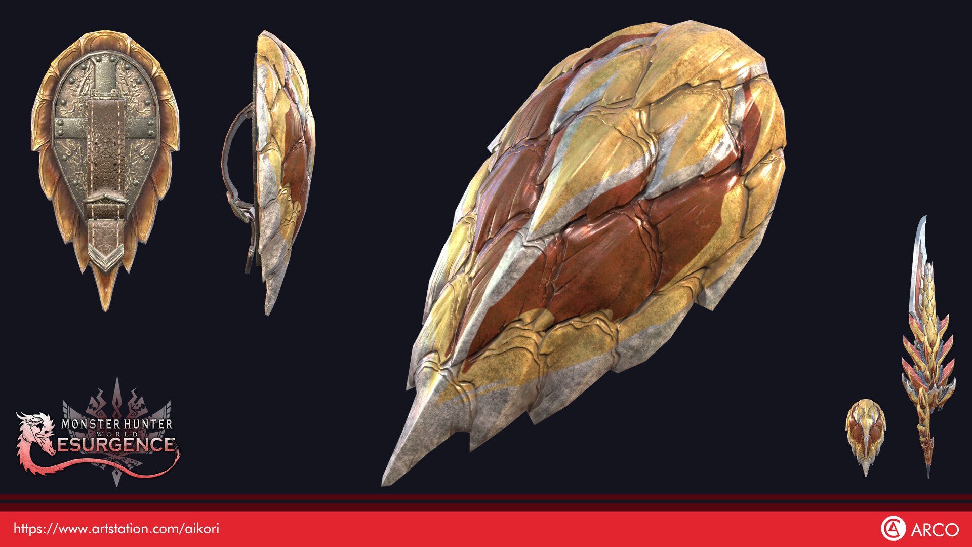 ARCO - Monster Hunter - Resurgence Fan Art Project: Seregios Weapons