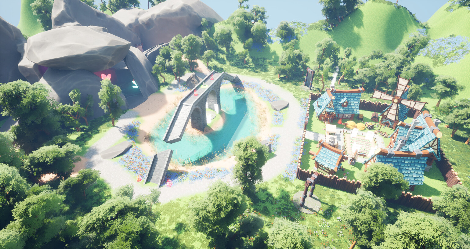 ArtStation - Map game design | Lyra Starter Game