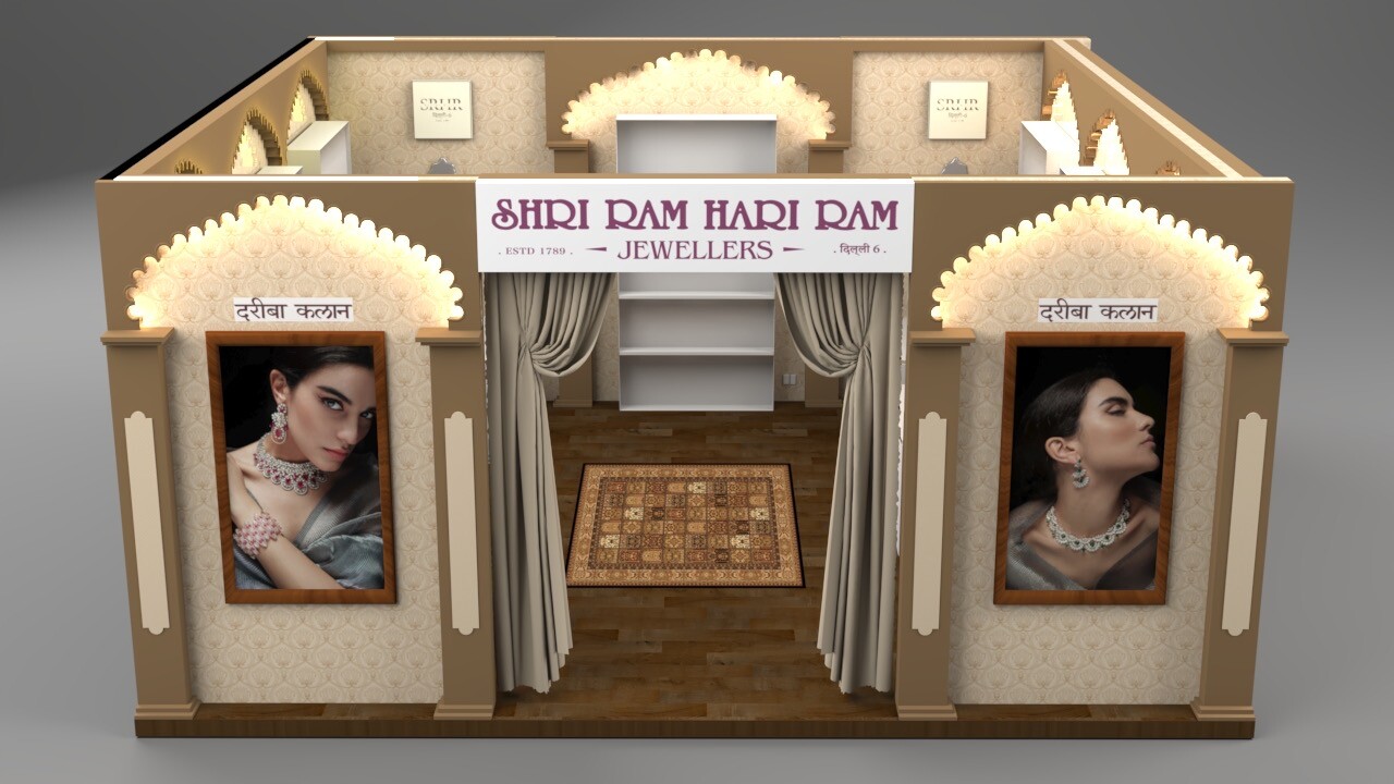 ArtStation - Stall Design- Shri Ram Hari Ram Jewellers