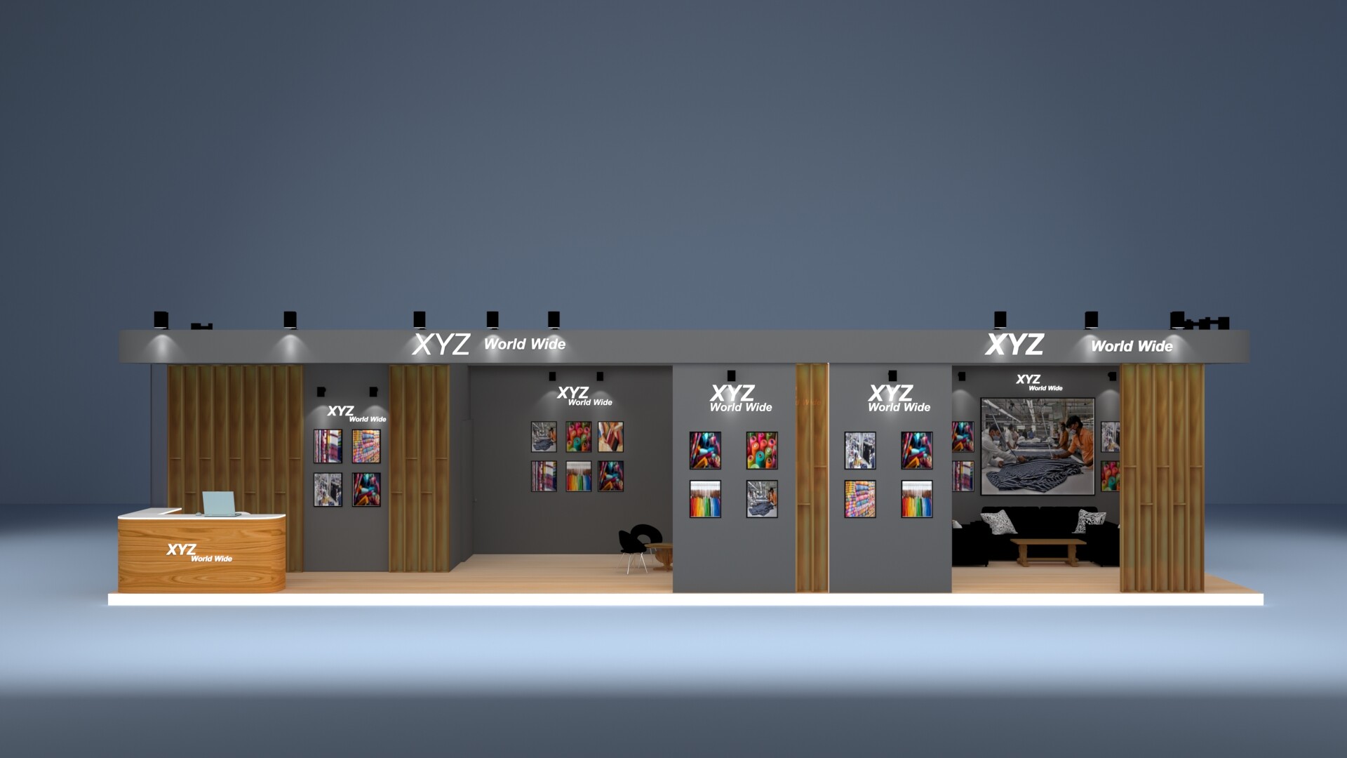 ArtStation - 3D_STALL_DESIGN