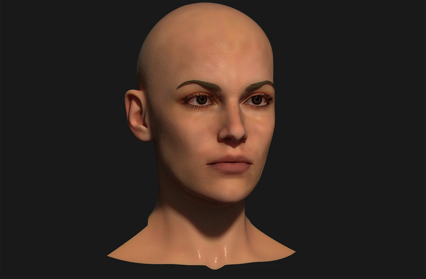 ArtStation - A GIRL HEAD