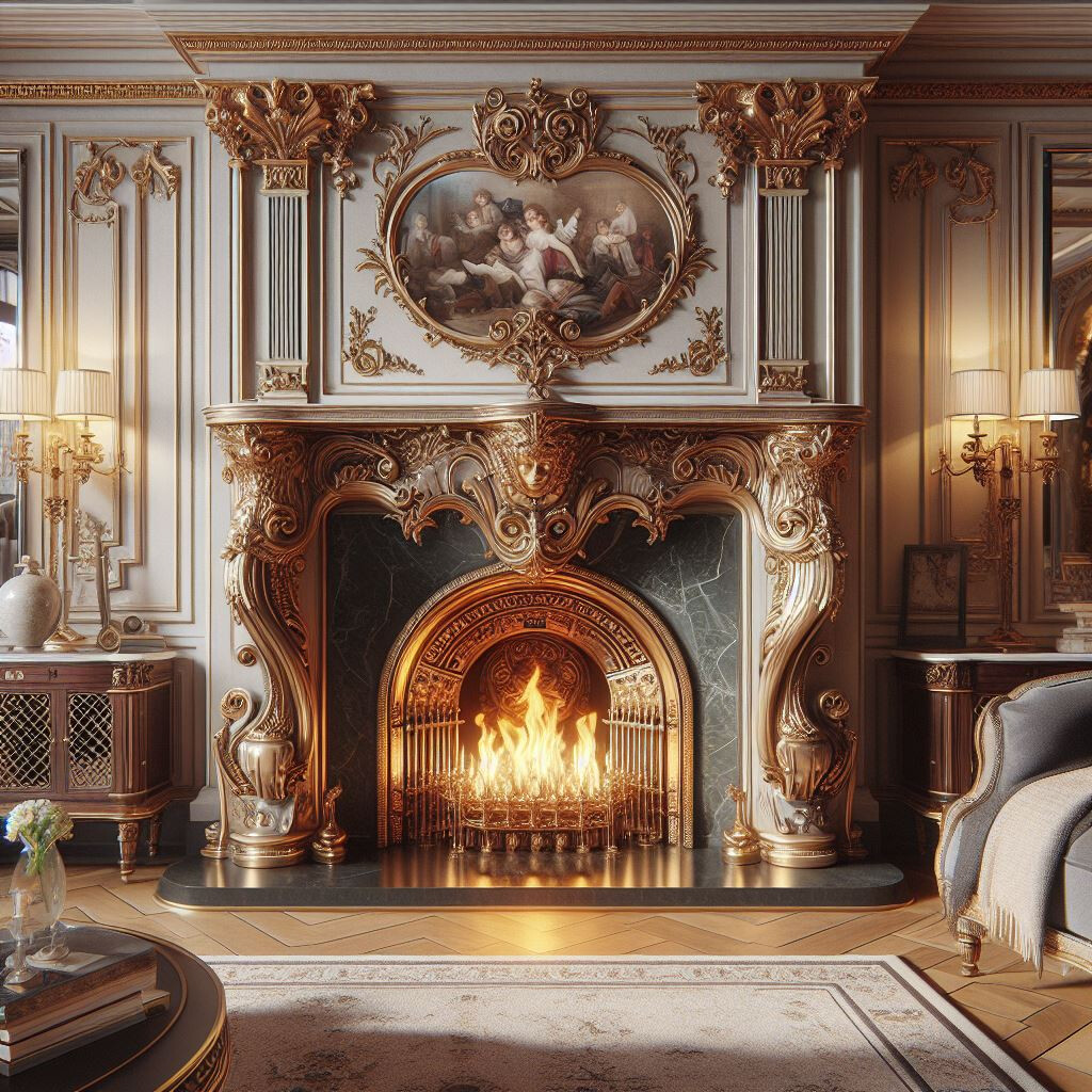 ArtStation - Fireplace. Classic