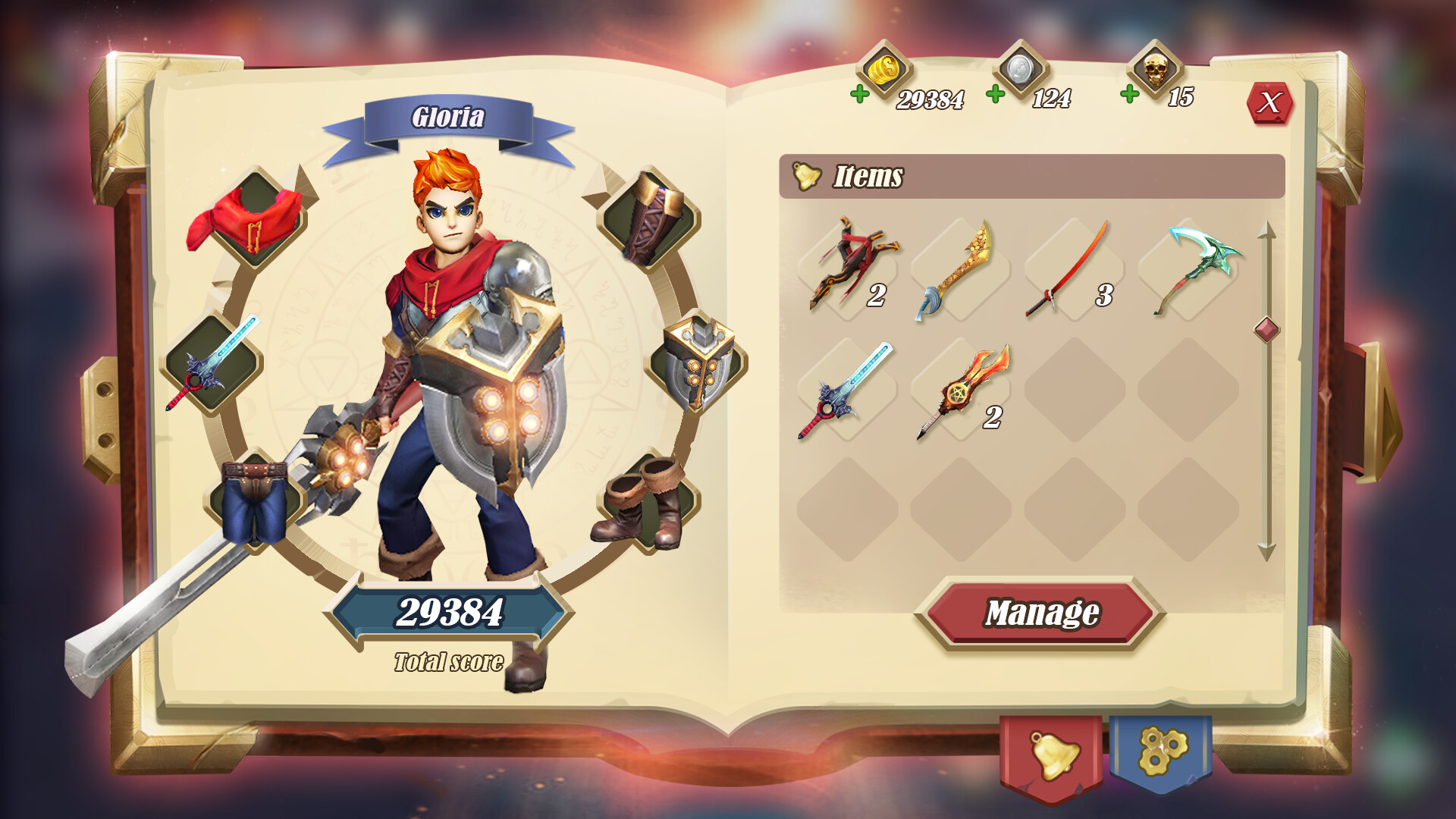 ArtStation - Mobile Game H49 UI concept