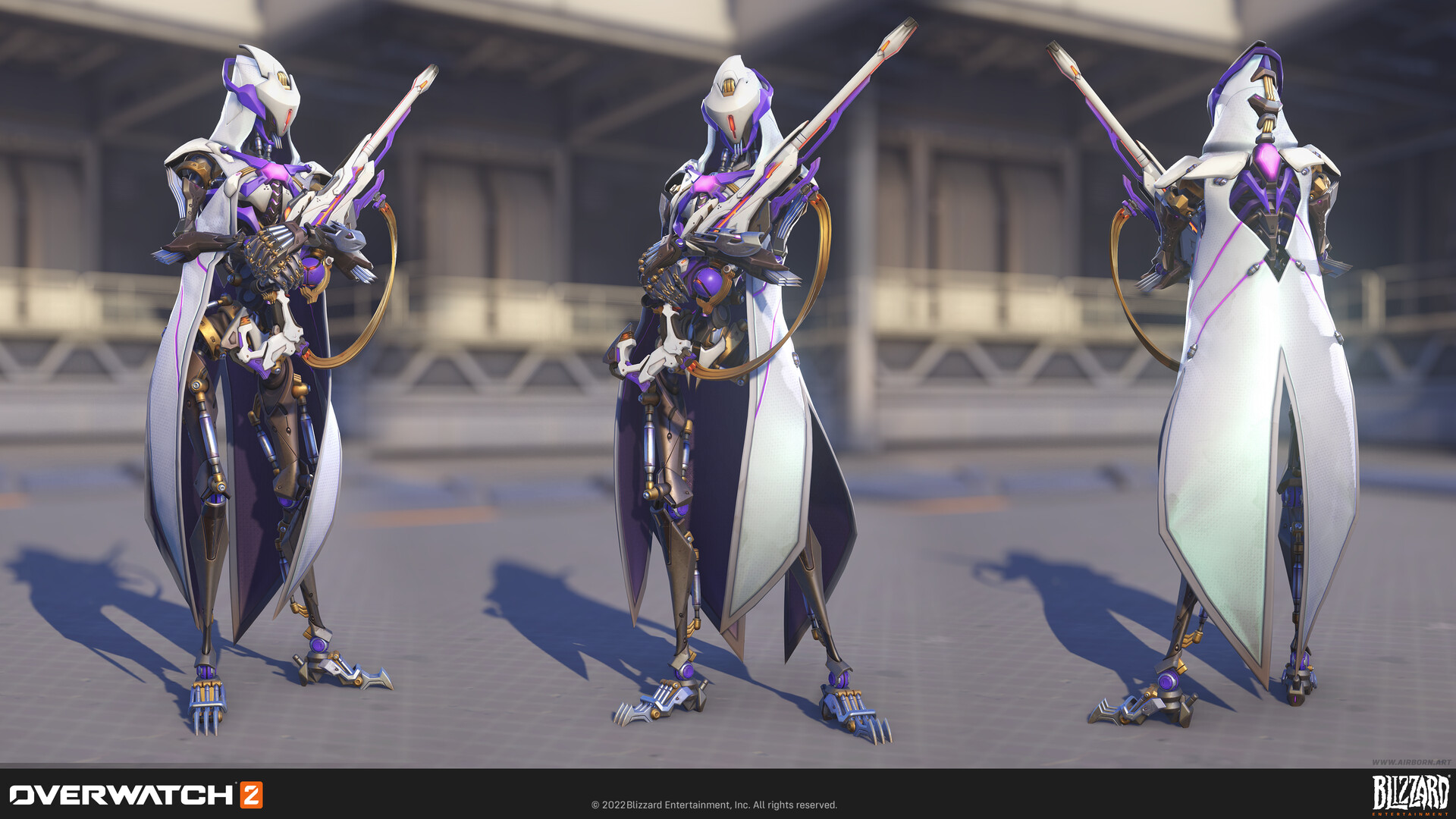 Nino Zorc (Nion) - Overwatch 2 - A-7000 Wargod Ana - Mythic Skin