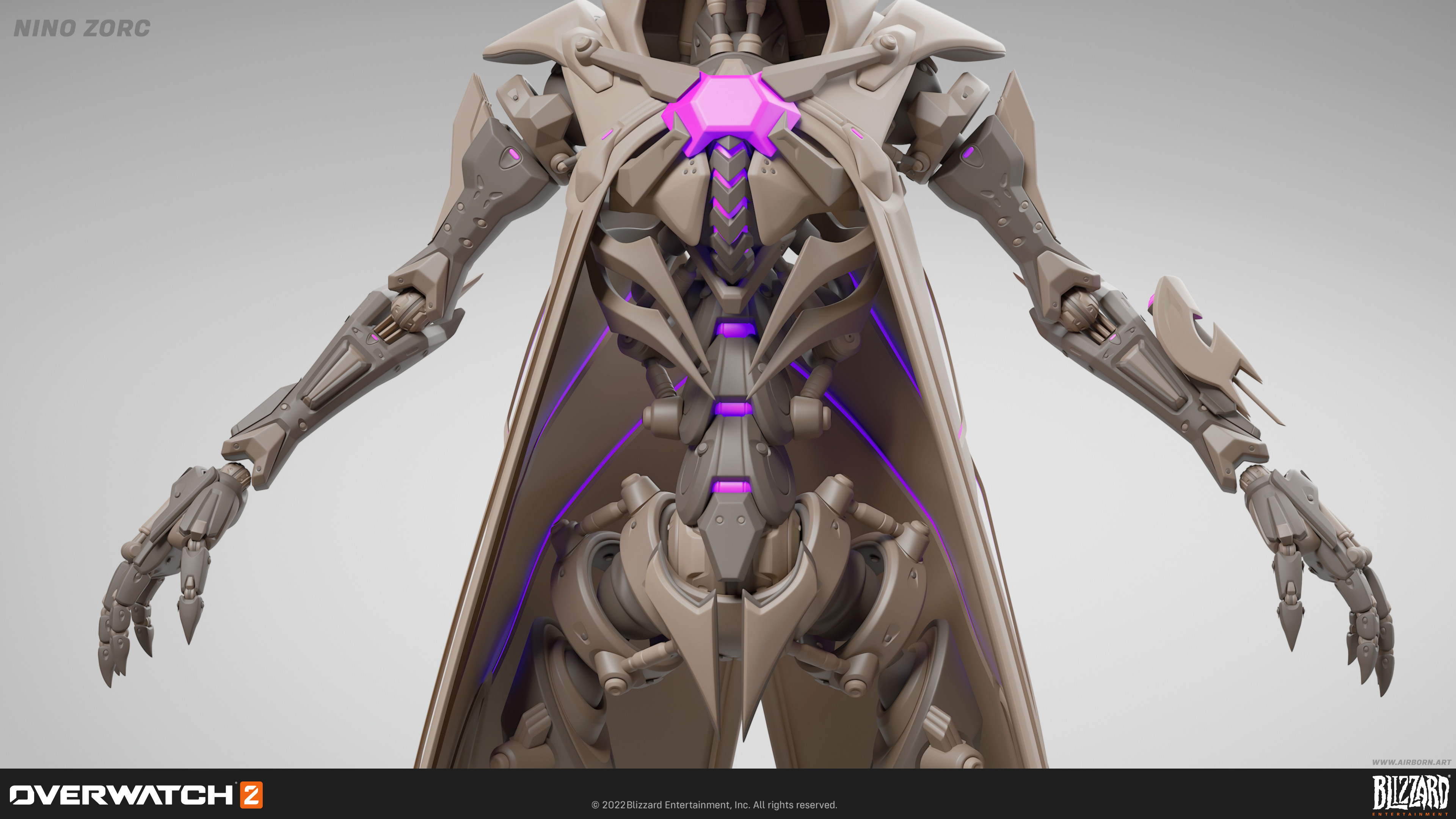 Nino Zorc (Nion) - Overwatch 2 - A-7000 Wargod Ana - Mythic Skin