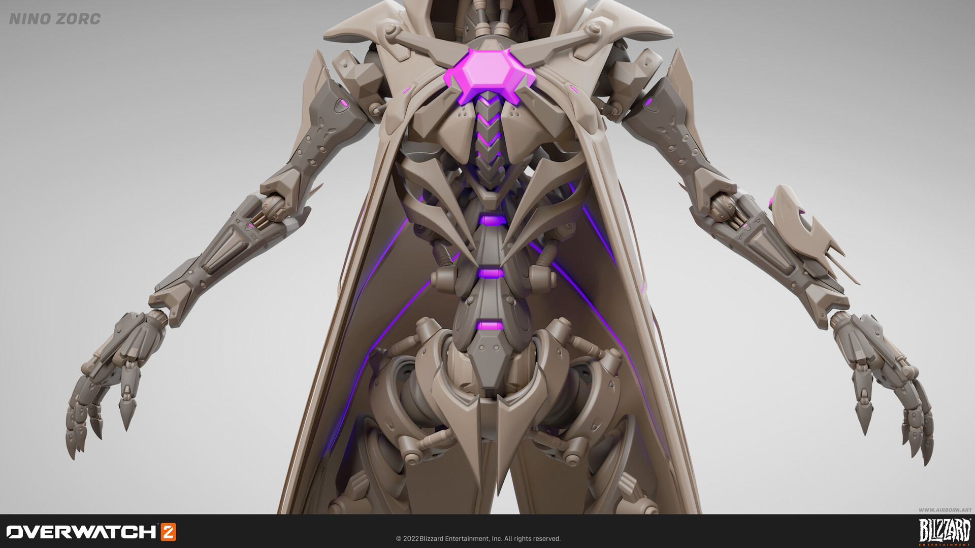 Nino Zorc (Nion) - Overwatch 2 - A-7000 Wargod Ana - Mythic Skin