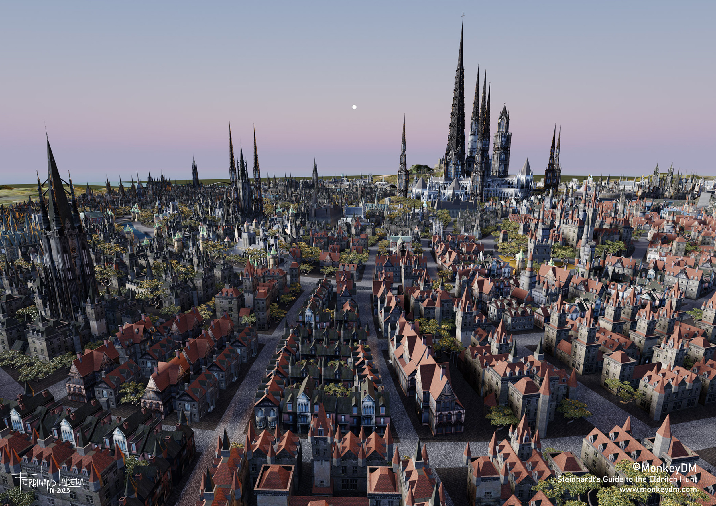 Ferdinand Ladera - Citymap: Steinhardt's guide to the Eldritch Hunt