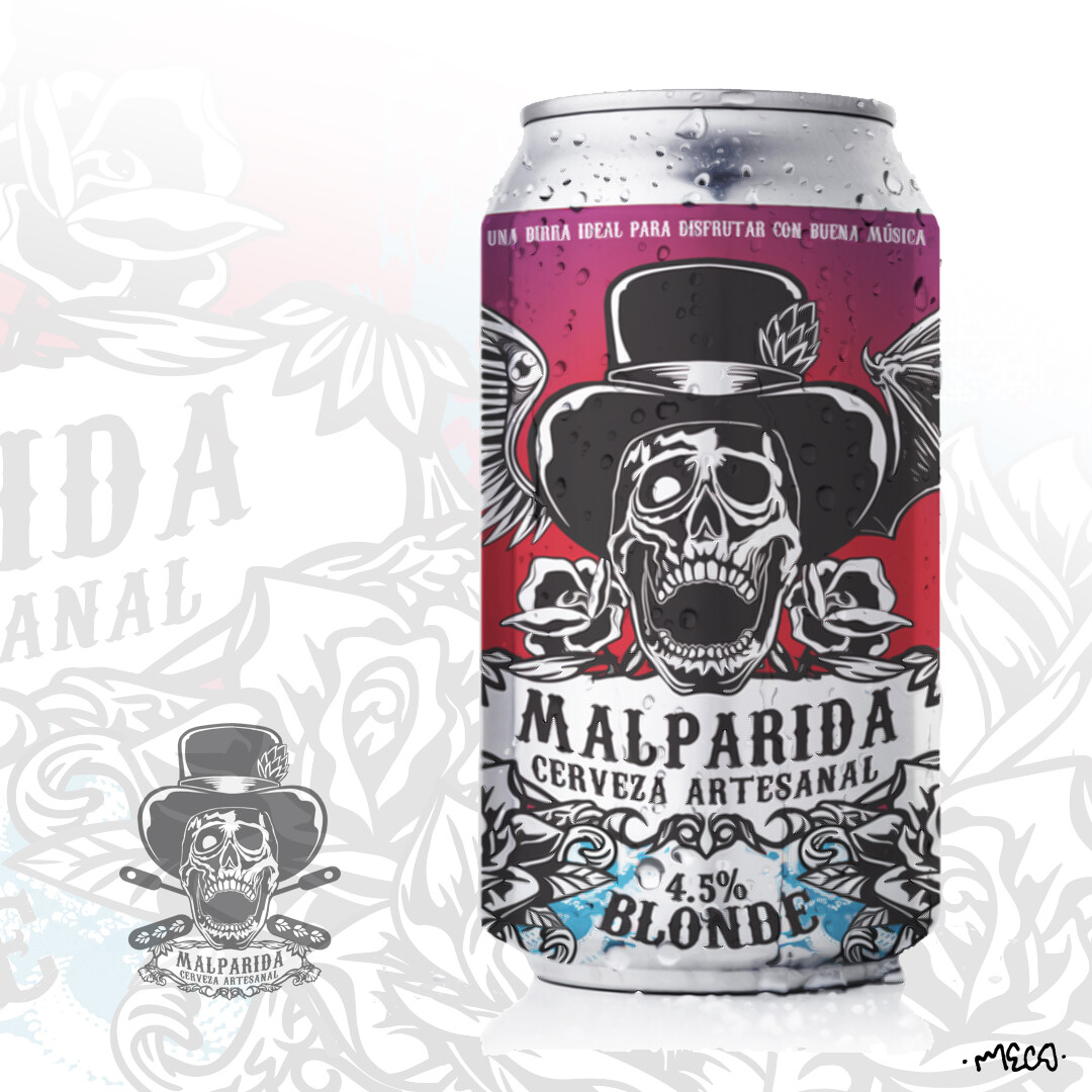 ArtStation - Beer Label - Cerveza Malparida