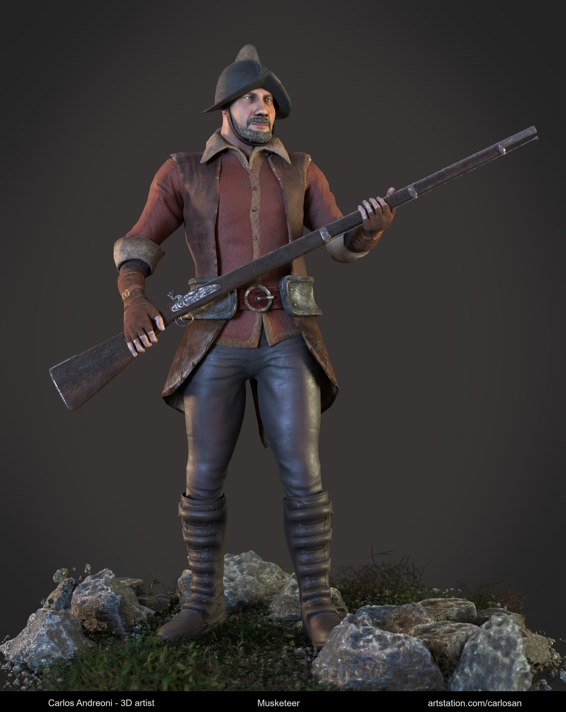 ArtStation - The Musketeer