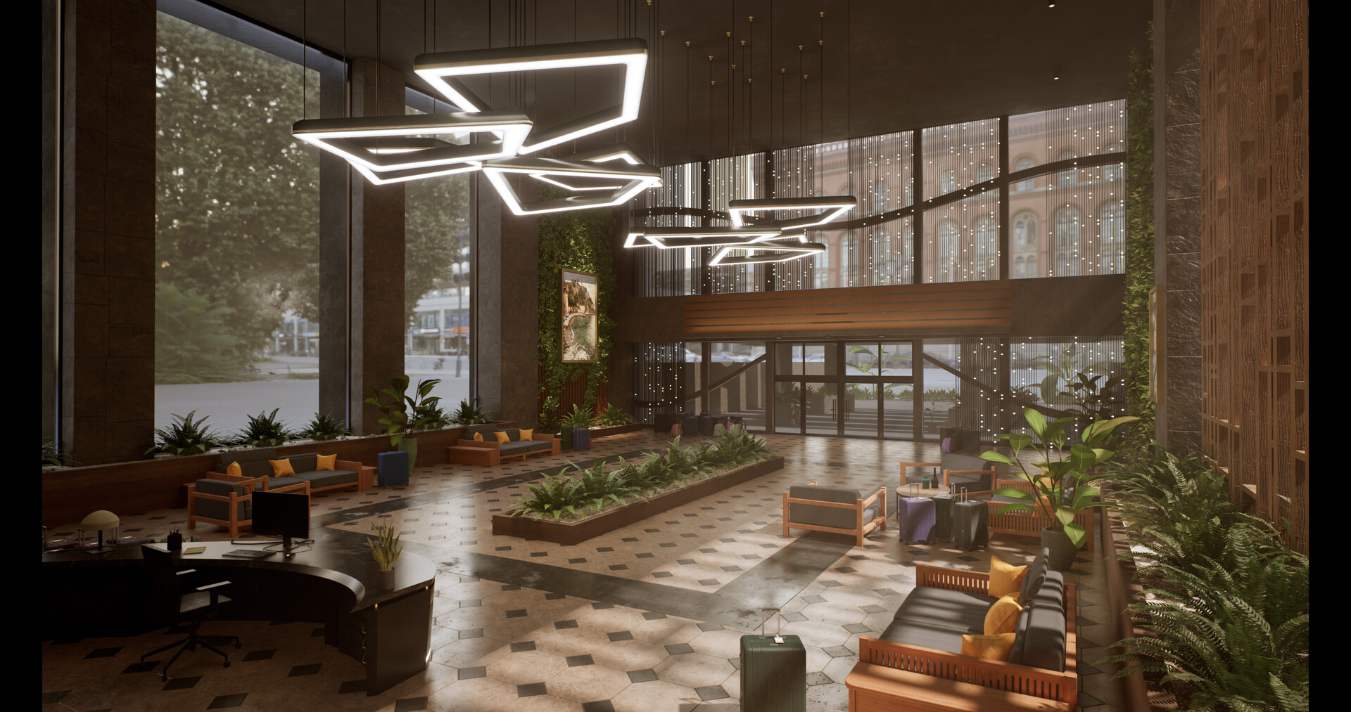 Karl Alcarion - Hotel Lobby Environment ( Hotel / Lobby / Lounge ...