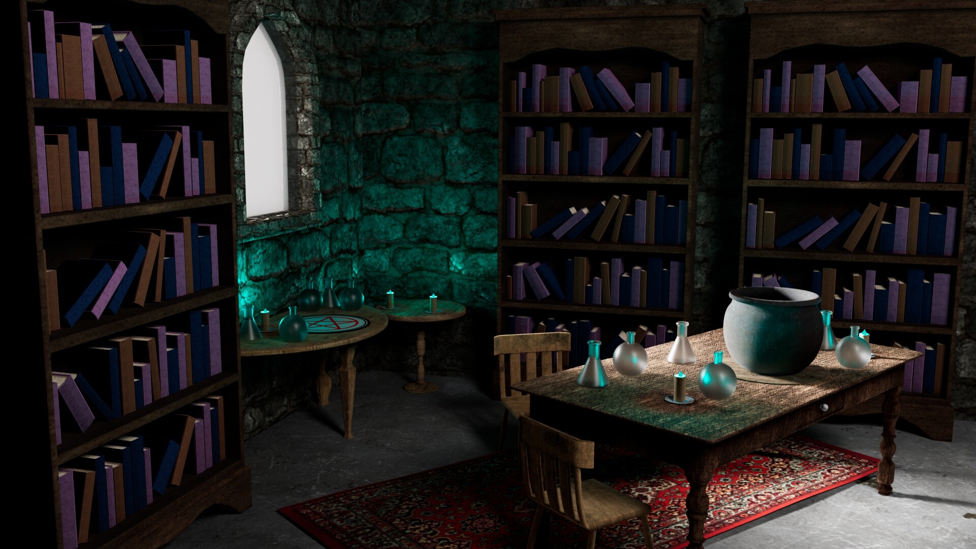 ArtStation - Alchemist Lab - 3D Concept