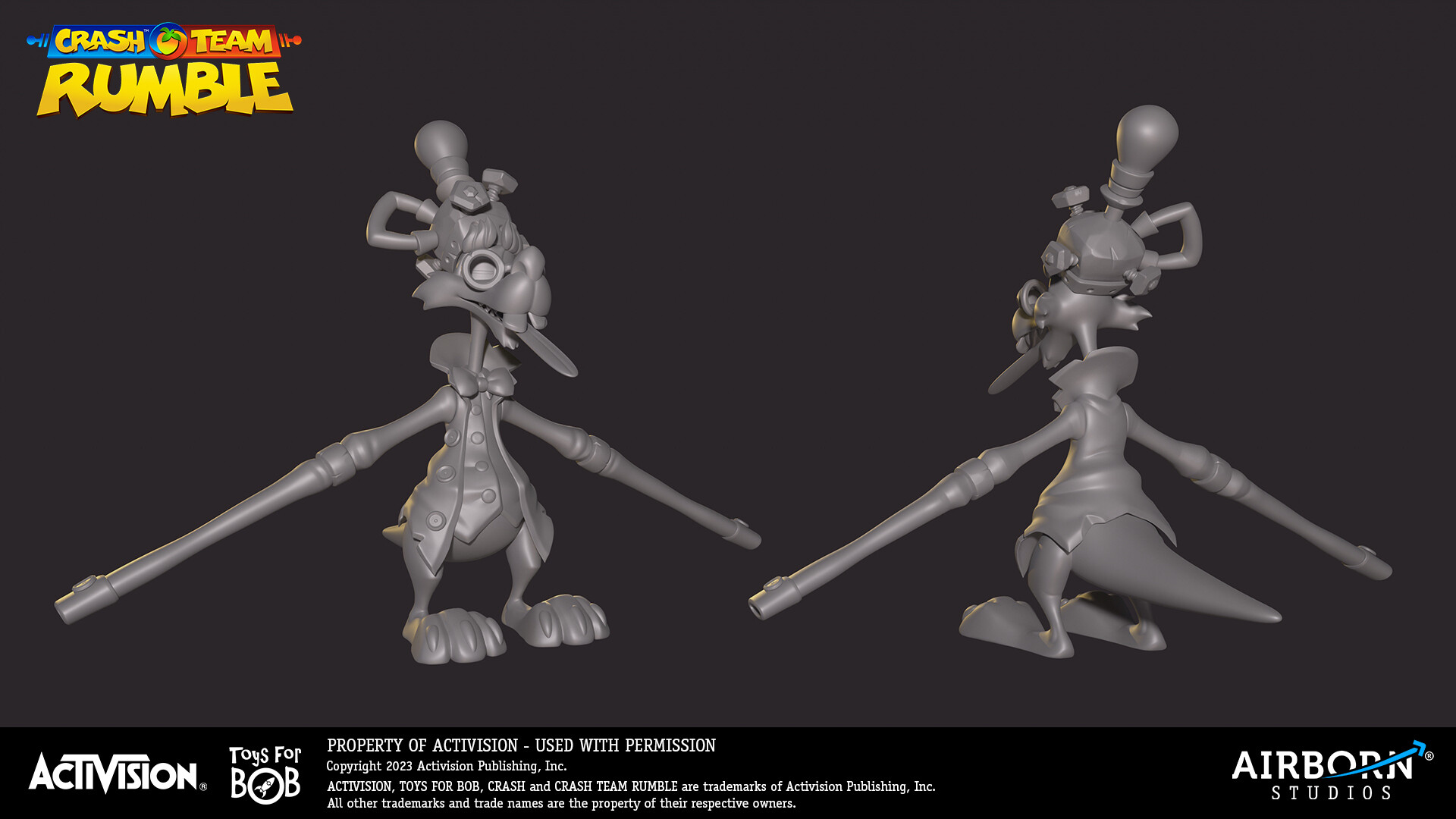 Airborn Studios - Crash Team Rumble - Professor Ripper Roo