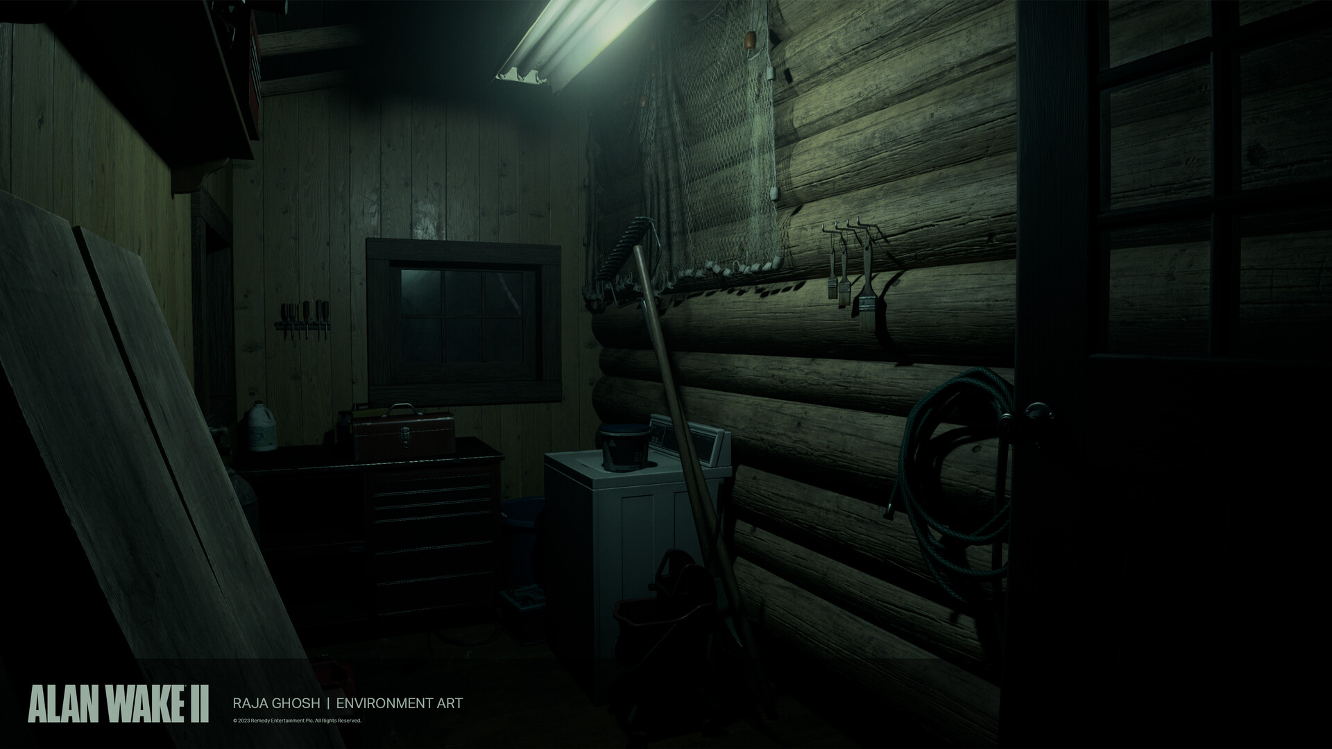 Raja Ghosh - ALAN WAKE II - Ranger Cabin