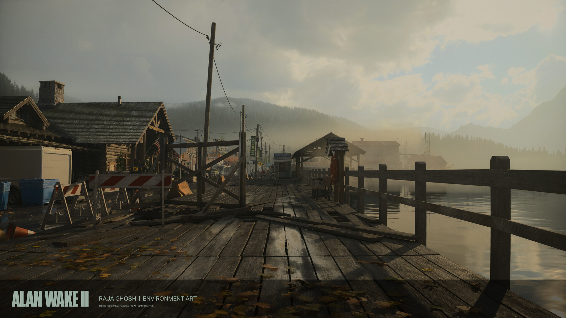 Raja Ghosh - ALAN WAKE II - Bright Falls Pier