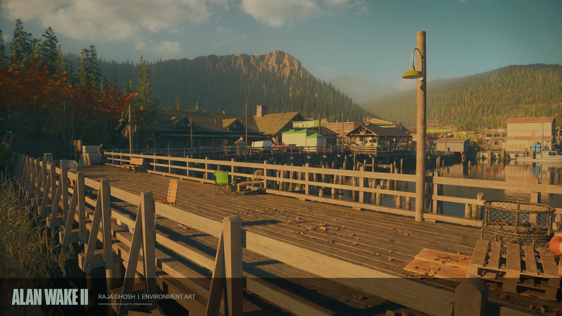 Raja Ghosh - ALAN WAKE II - Bright Falls Pier