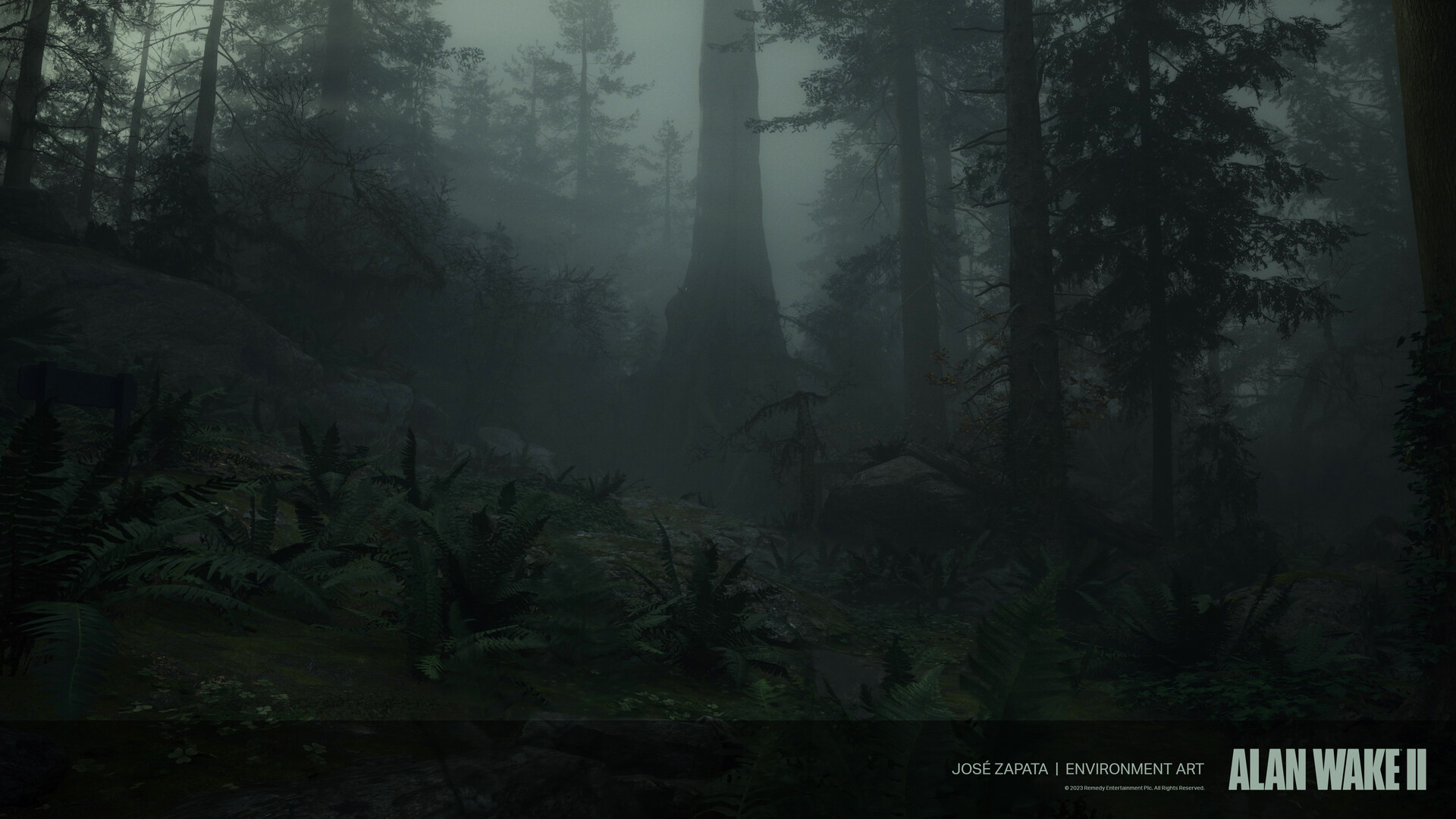 José Antonio Zapata - Alan Wake 2 - Cauldron Lake - Forest