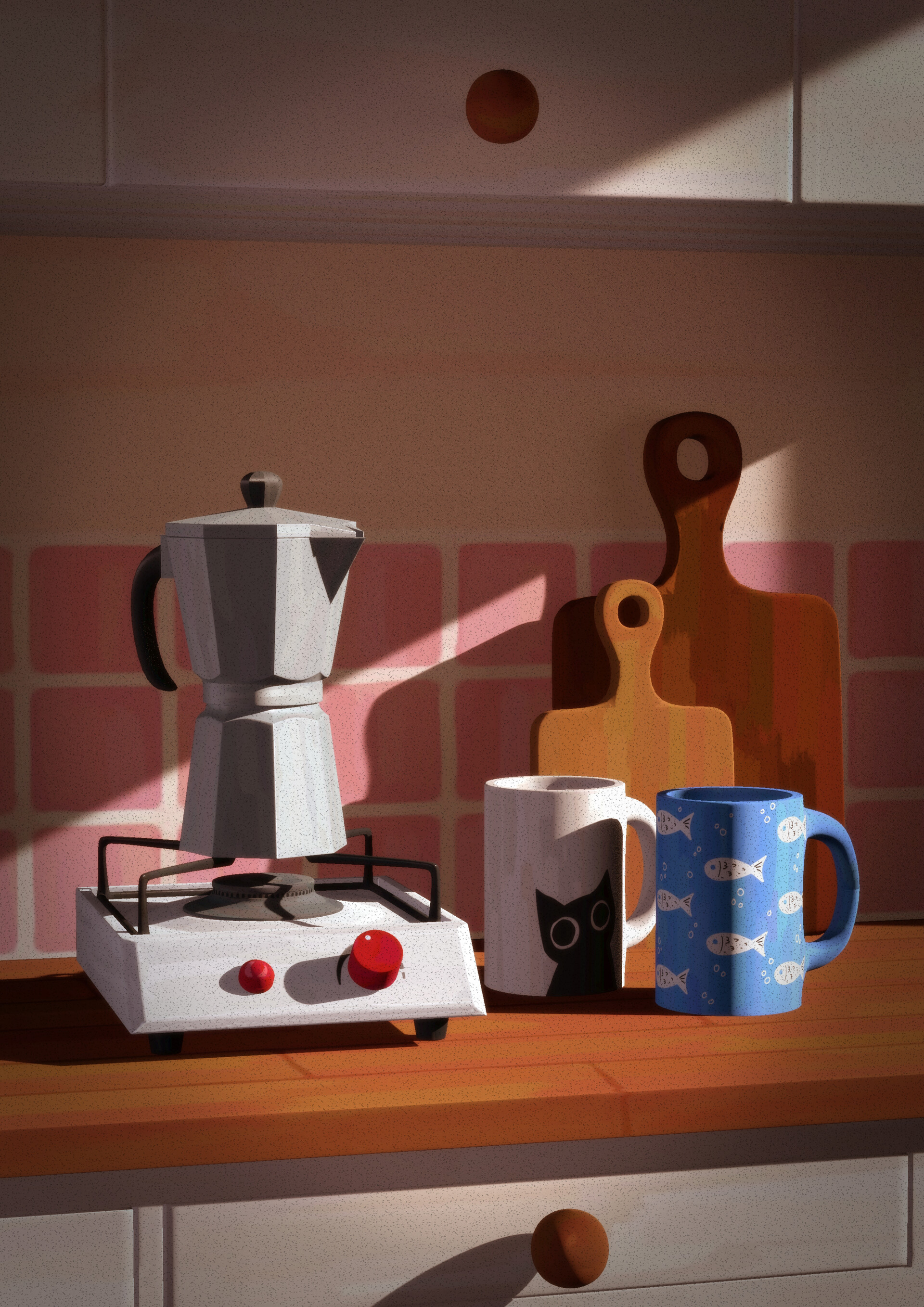 ArtStation - Italian Coffee Pot