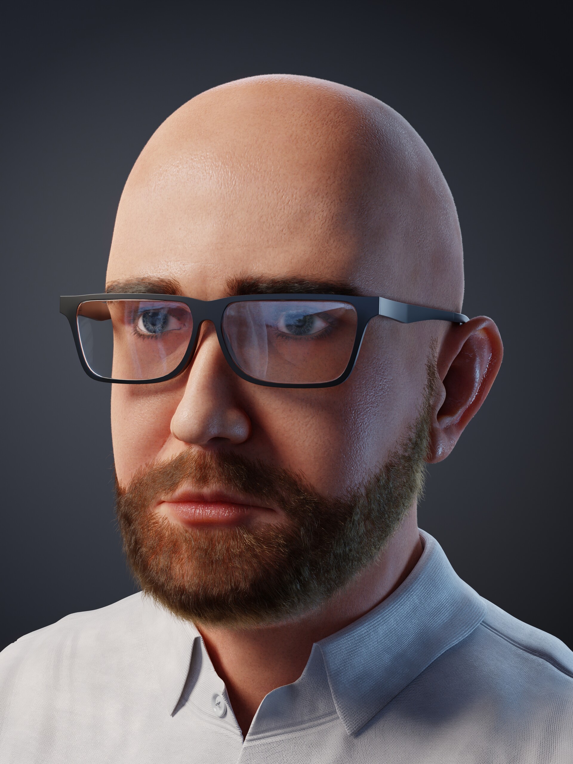 ArtStation - The bald me