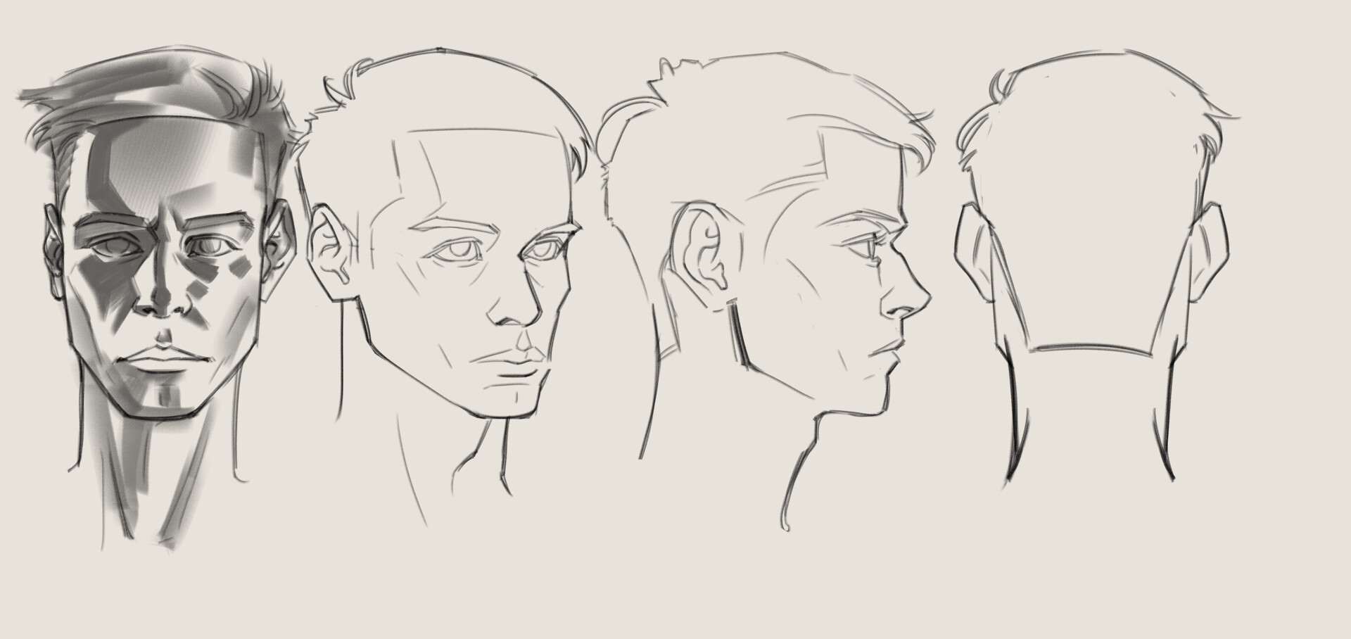 ArtStation - head_turnaround