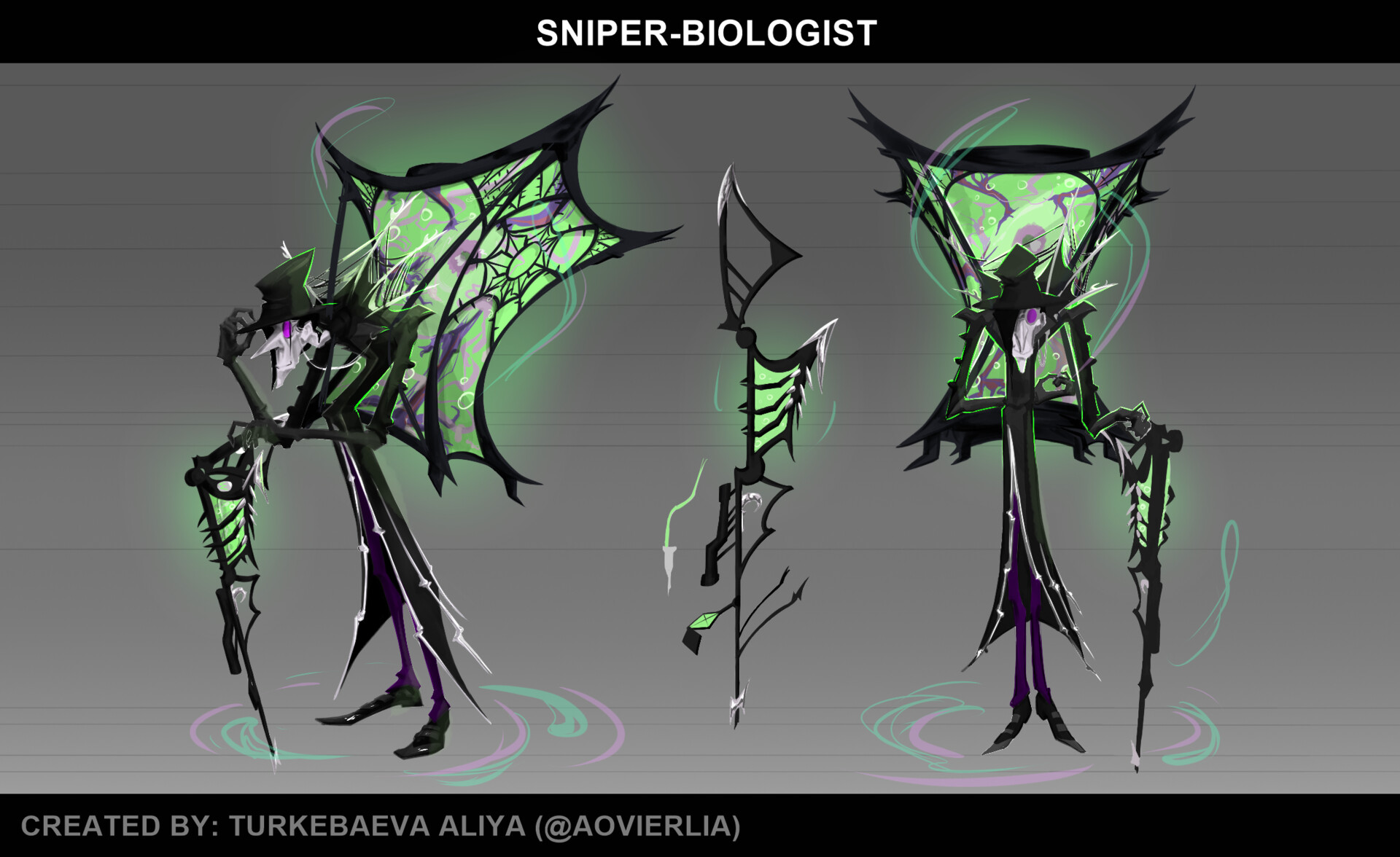 ArtStation - The sniper-biologist - character design