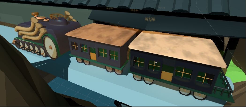 Gursimar Virdi - LowPoly Steampunk train