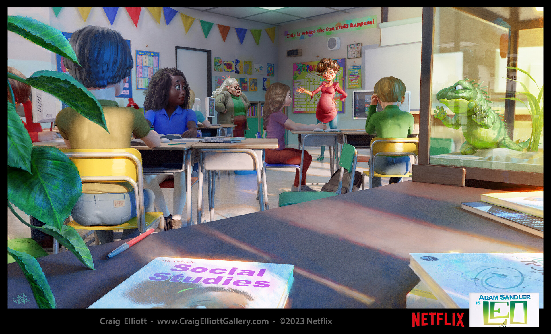 ArtStation - Watercolor style concept for Netflix's LEO