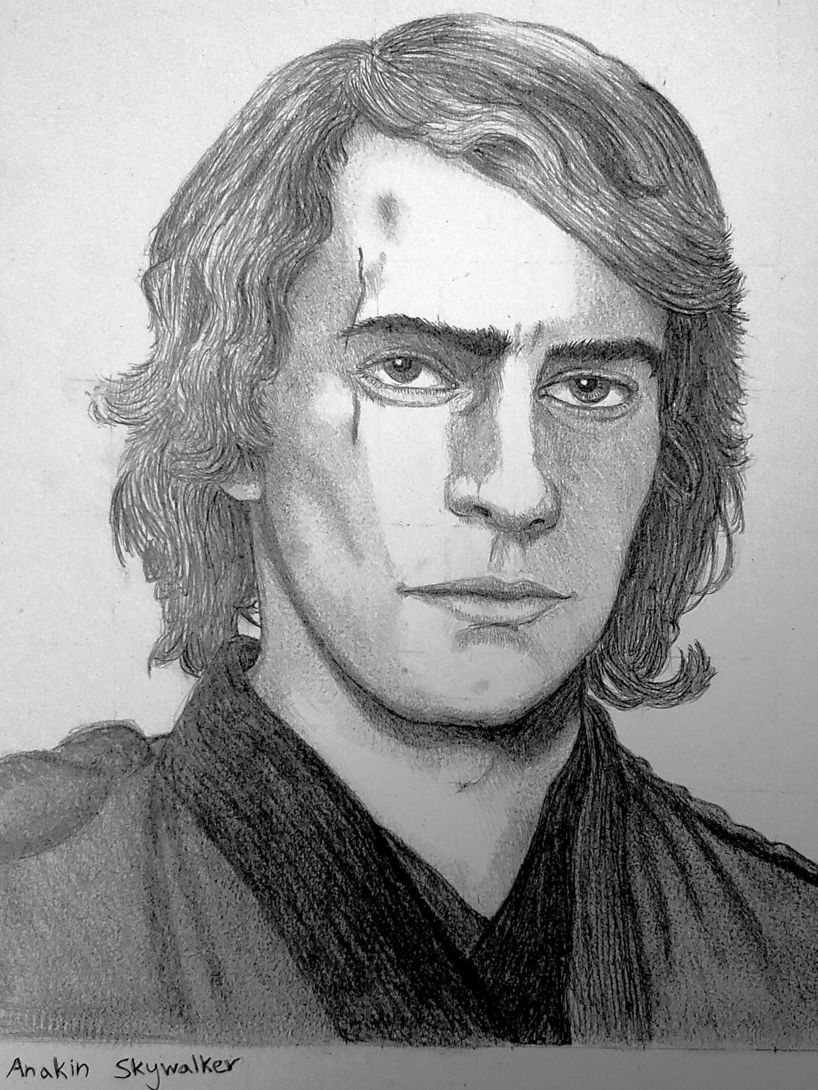 Ryan King - Anakin Skywalker - Hayden Christensen (Portrait Drawing Fan ...